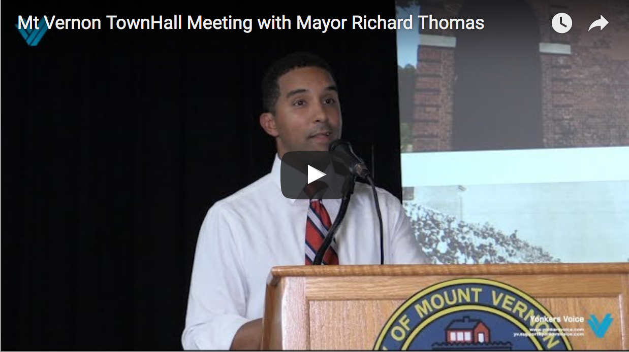 Mayor Richard Thomas vision for the City of Mt Vernon - NY - Yonkers Voice